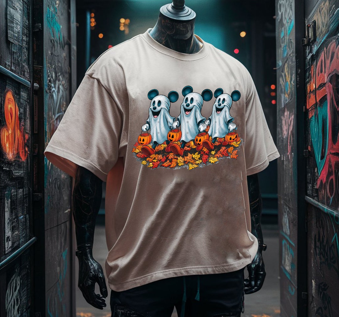 Disneyworld Mickey PNG, Mickey Ghost PNG, Spooky Season PNG, Retro ...