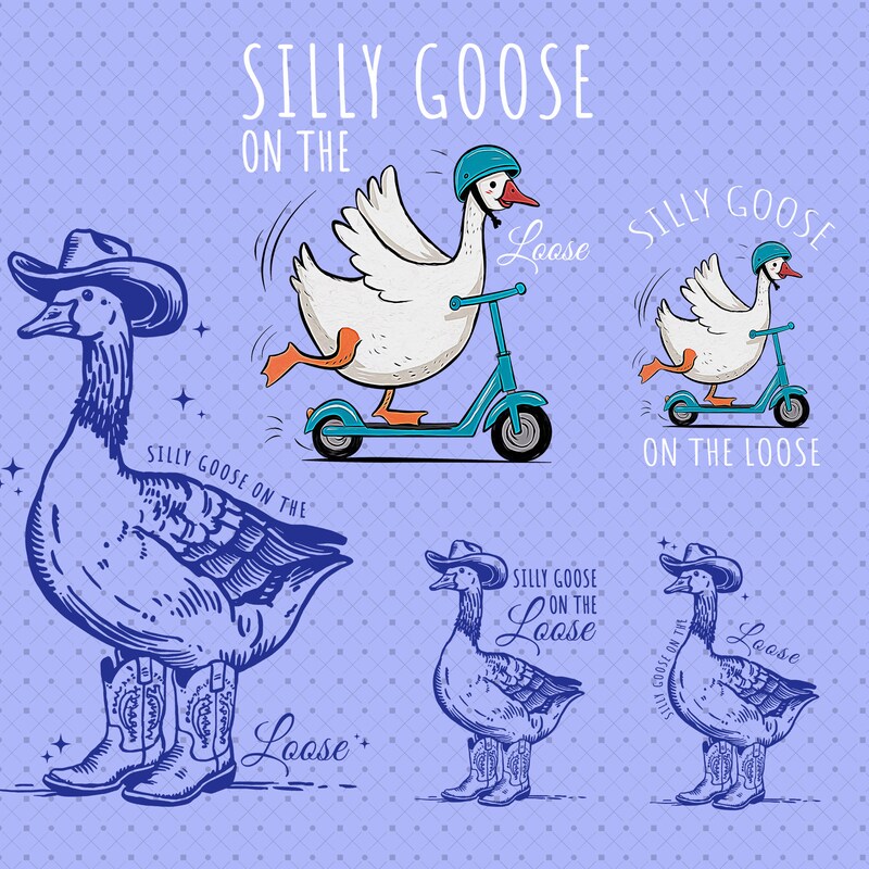 Goose Football Png - Etsy