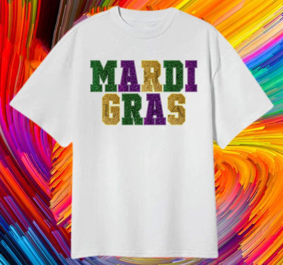 Mardi Gras Glitter PNG, Fat Tuesday PNG, Fat Tuesday Crawfish Png, Faux ...