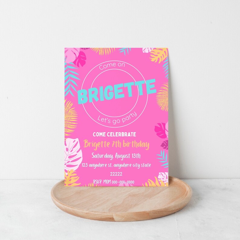 Come on Let’s Go Party Digital Download, Malibu Barbie Themed Birthday ...