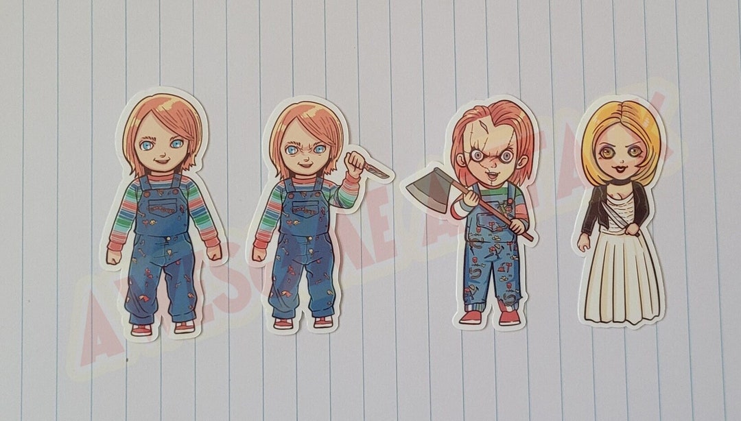 Chucky Vinyl Stickers - Etsy