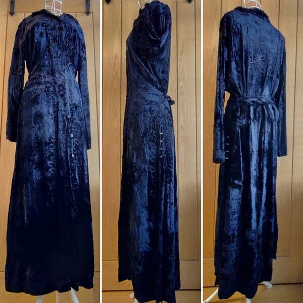 Velvet Robe - Etsy UK