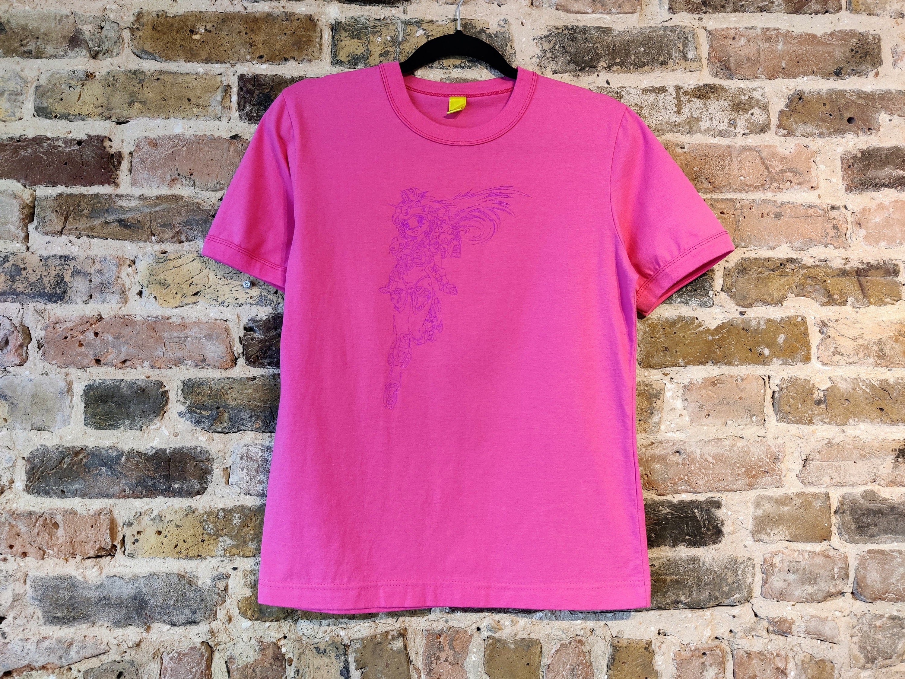 Old School Cyberdog Pink Cotton Anime Girl T Shirt Cyber Goth Medium - Etsy