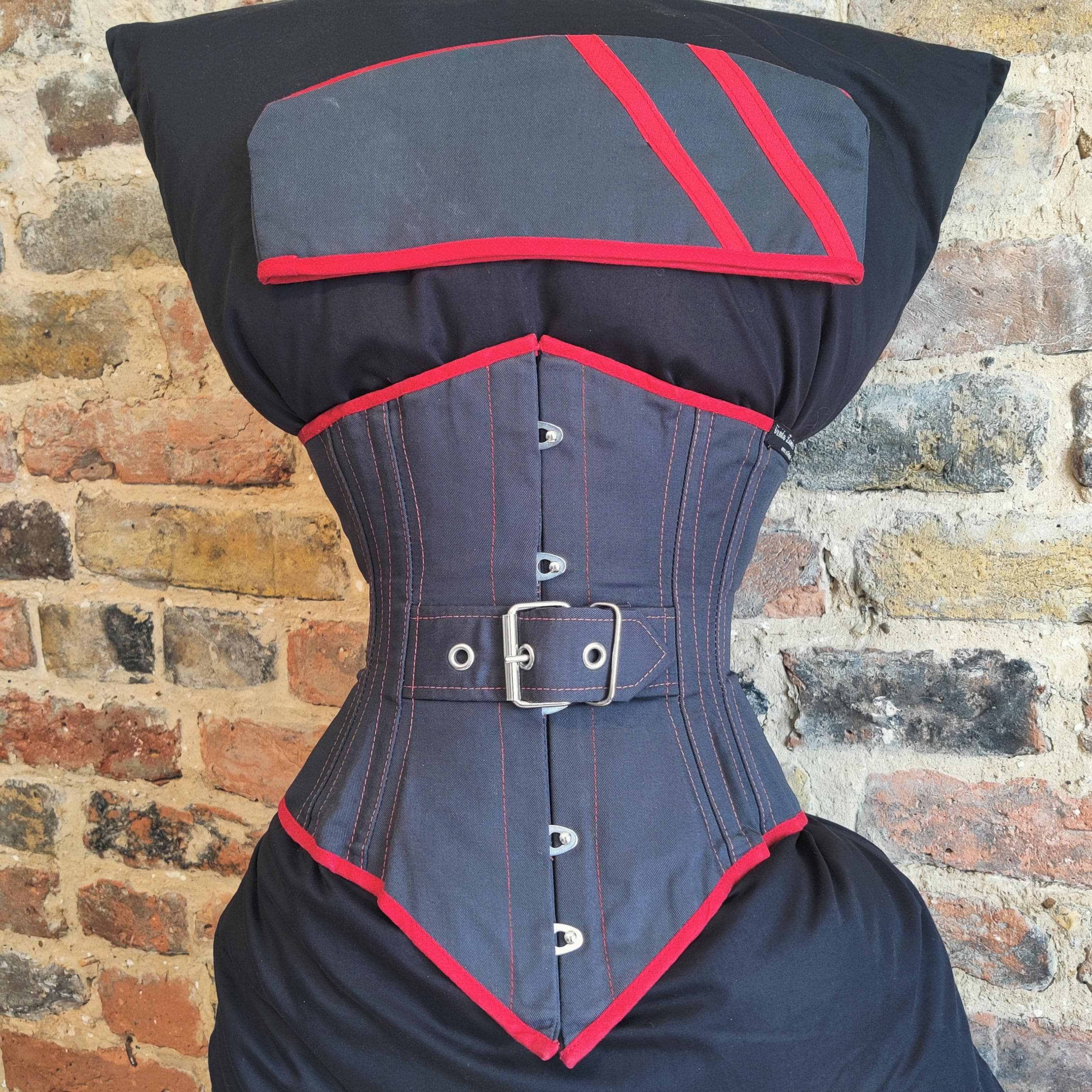 Vintage Velda Lauder Peace Warrior Corset: Steel Boned Military Style ...