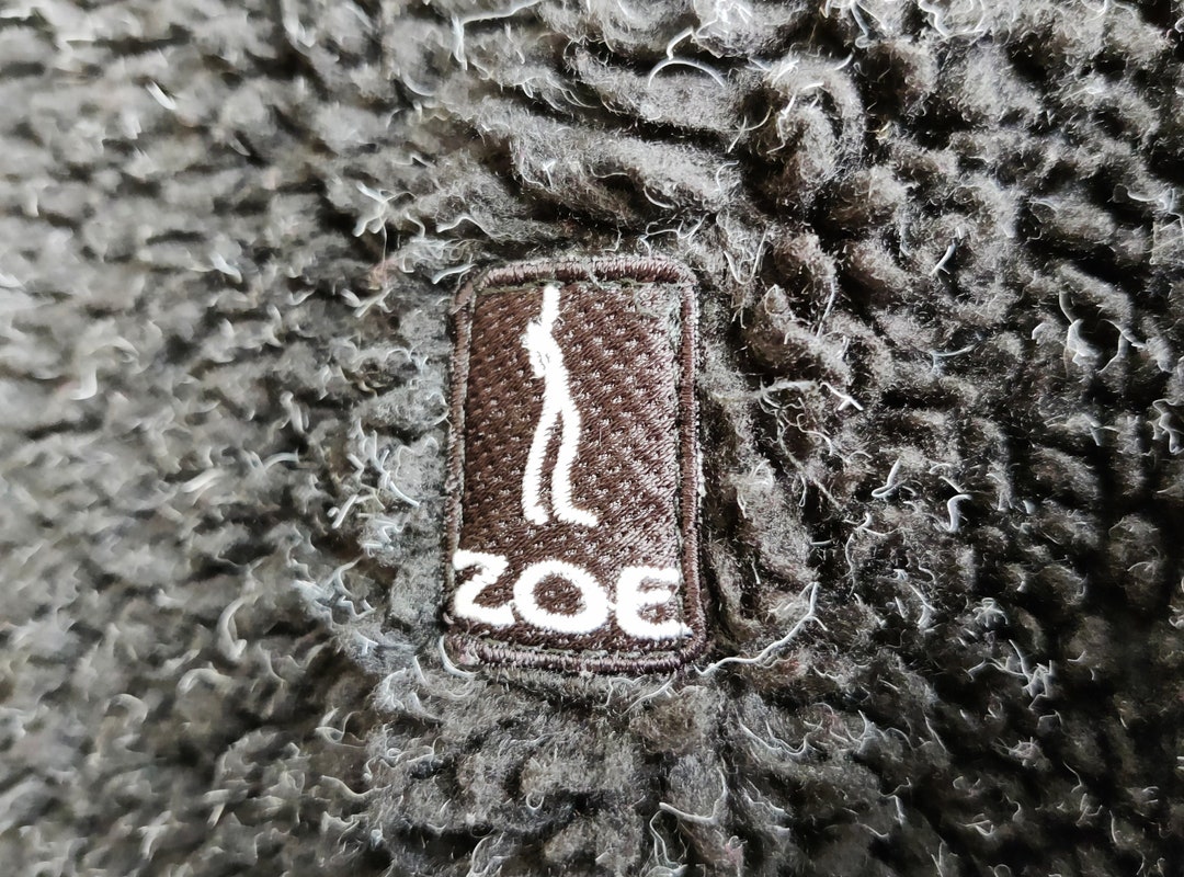 Zoe Fake Fur Black Fleece Zip Hoodie Jacket Size S/M - Etsy