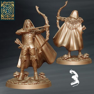 Forest Elves, Wood Elf Rangers Unit - Individual/set of 5 Miniatures ...