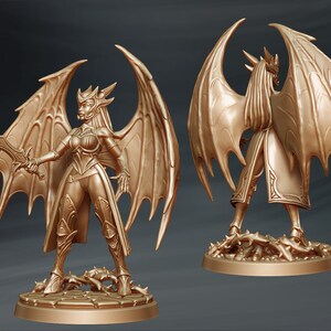 Dark Valkyries Unit (3) - Succubus, D&D Fantasy RPG - Labyrinth Models - Etsy