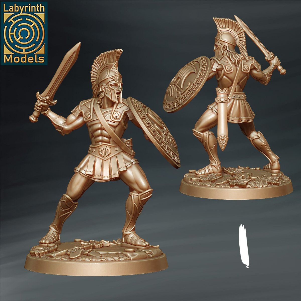 Olympians Argonaut Warrior Unit - Individual/set of 5 Miniatures - D&D ...