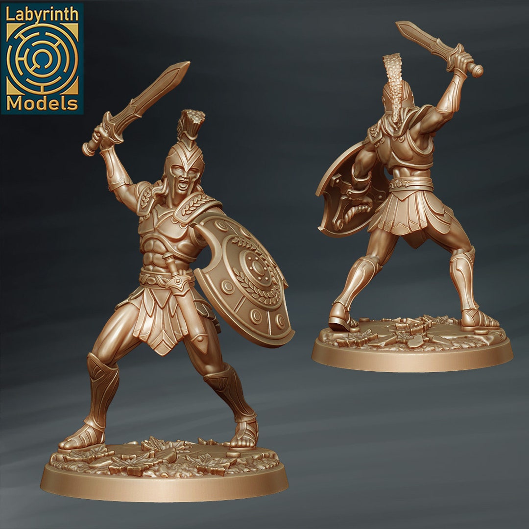 Olympians, Achilles Miniature - D&D Fantasy RPG - Labyrinth Models ...