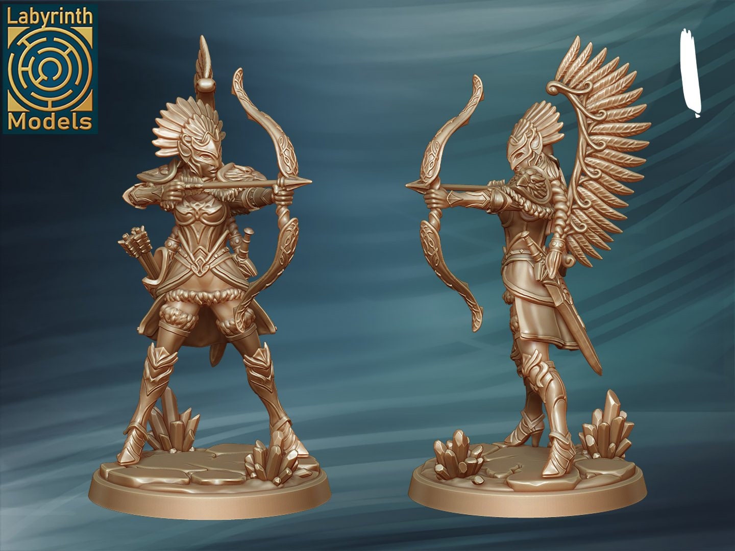 Valkyrie Archers Unit Individual/set of 5 Miniatures D&D - Etsy