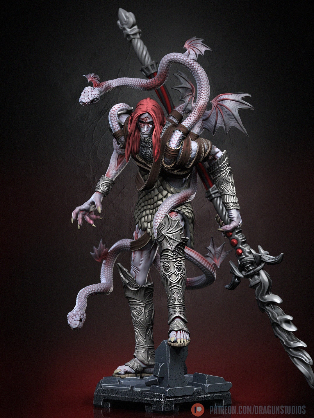 Serpent Messmer - Elden Ring Style Fan Art Dragun Studios - Large Scale ...