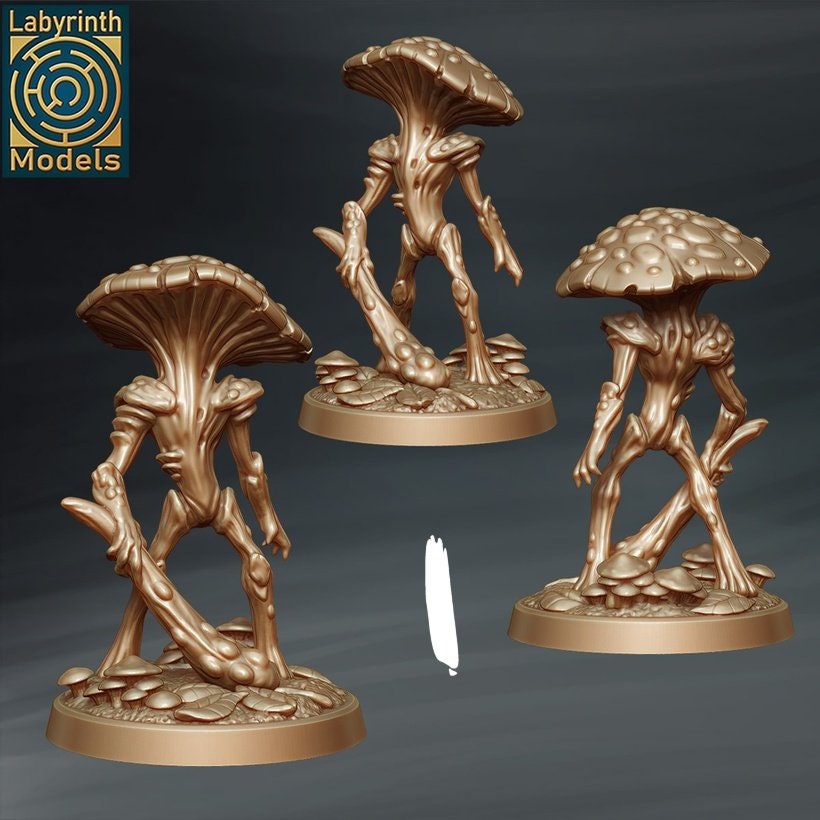 Wood Elf Spirit Spores Mushroom People Fungi Toadstool Unit - Etsy