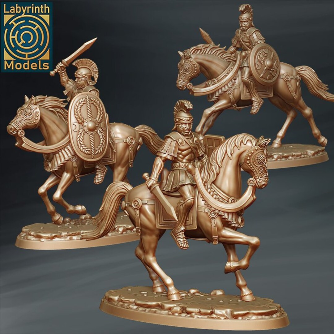 Aquila Empire: Equites - Mounted - Individual/set of 3 Miniatures - D&D ...