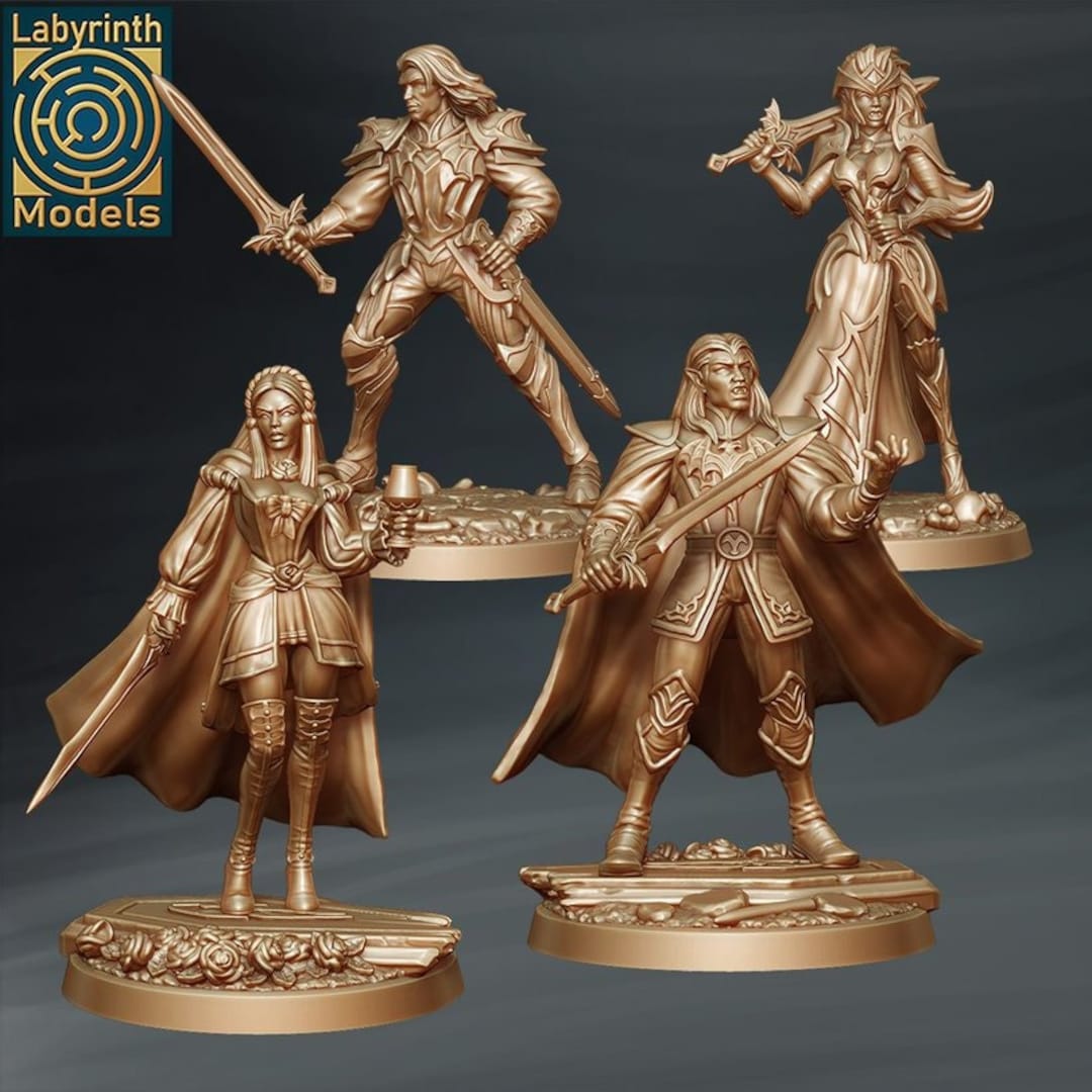 Vampire Kingdom Vampire Wave 2 Individual/set of 4 Miniatures - D&D ...