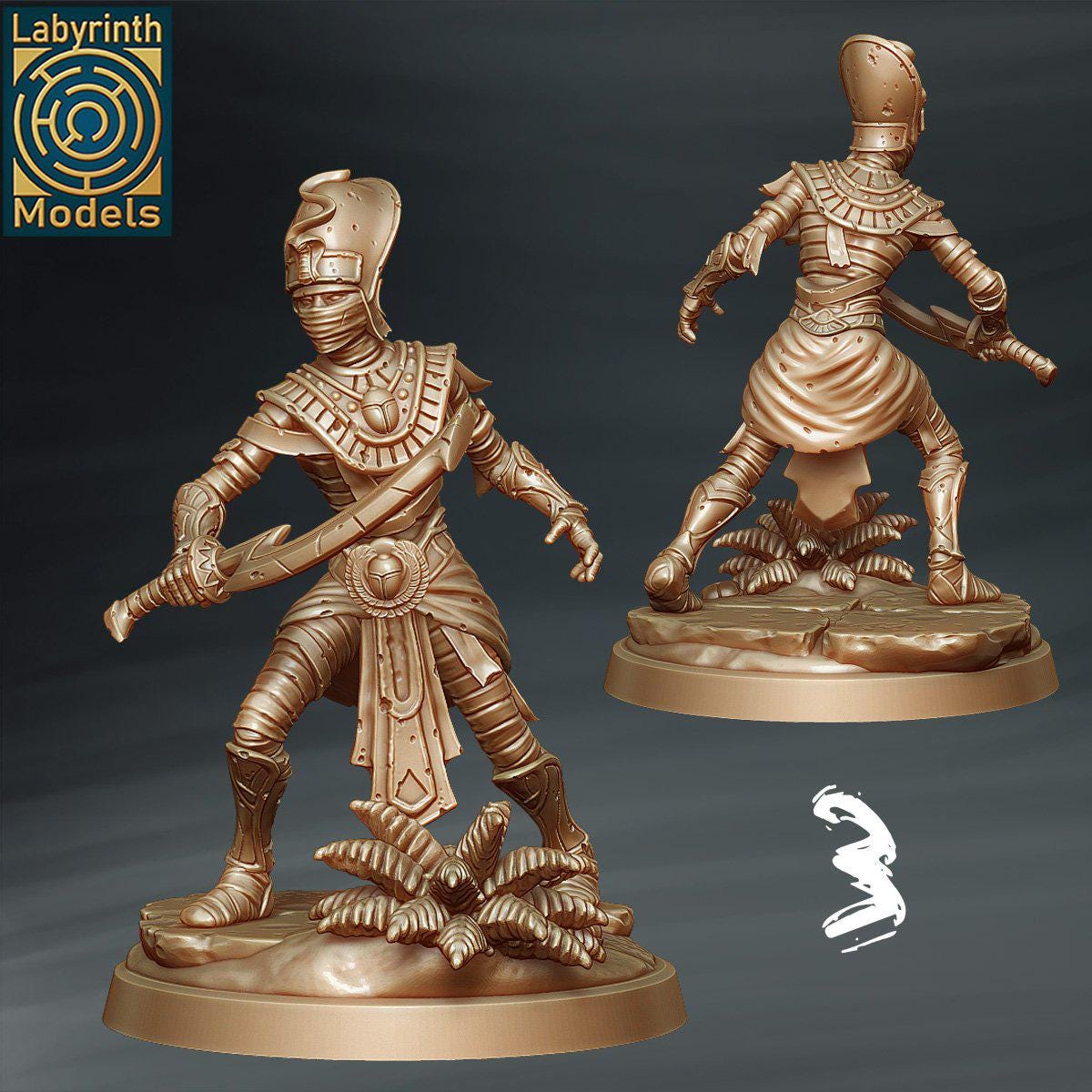 Kingdom of Kemet Mummy / Mummies Unit - Individual/set of 5 Miniatures ...