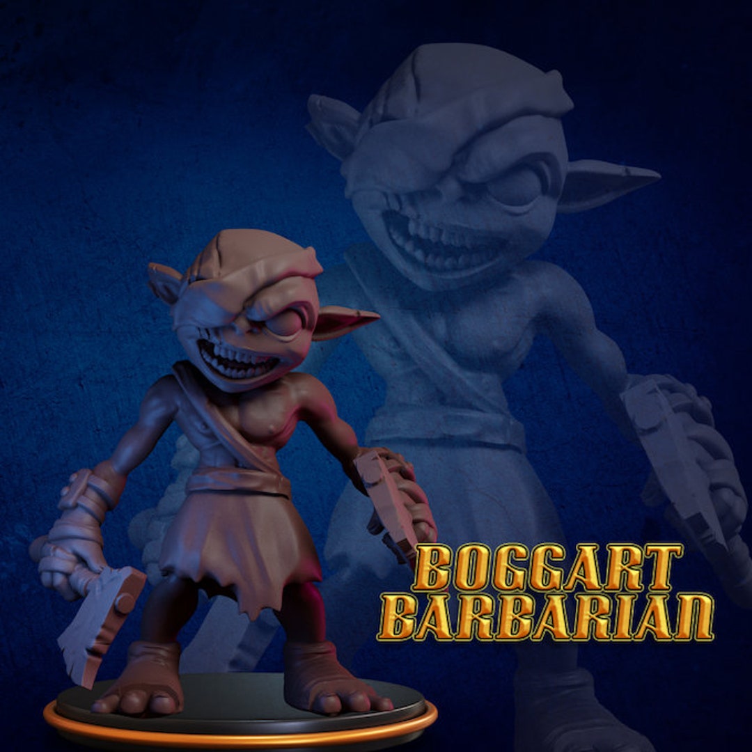 Boggart Barbarian Sagaborn D&D Fantasy RPG Official Celestl Minis ...