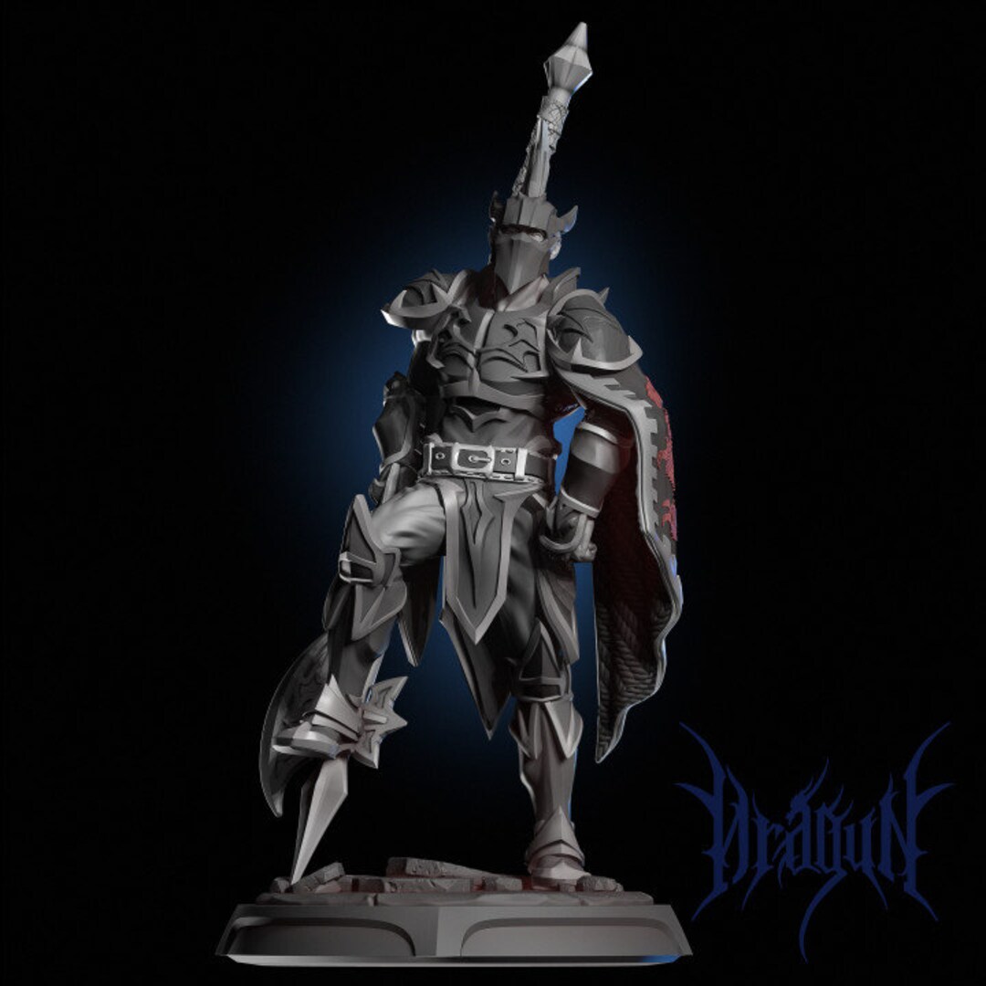 Drake Rider on Foot - 3D Printed Miniature - Dragun Studios - Dungeons ...