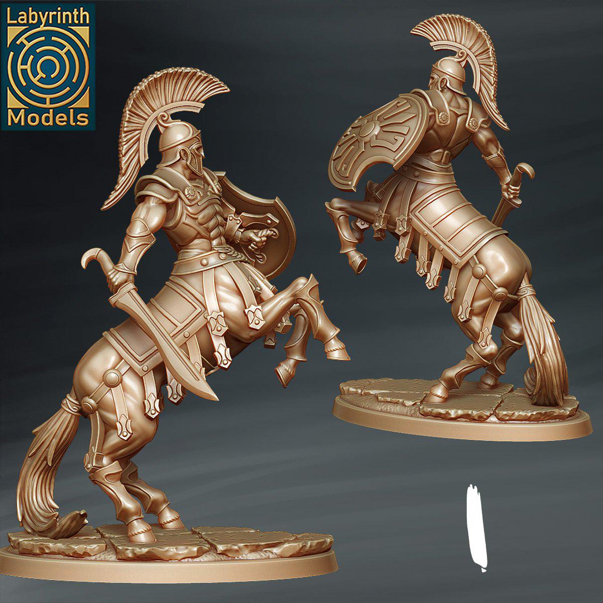 Olympians Armoured Centaurs - Individual/set of 3 Miniatures - D&D ...