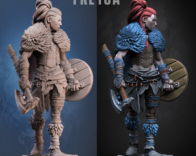 Freya Norse Goddess 32-100mm Miniature - Etsy