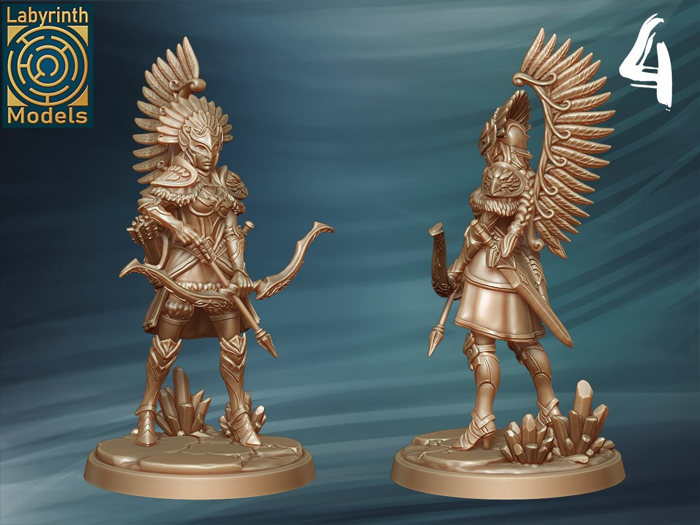 Valkyrie Archers Unit Individual/set of 5 Miniatures D&D - Etsy