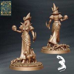 Witch Coven Unit - Individual/set of 4 Miniatures - D&D Fantasy RPG ...