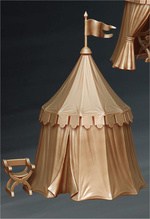 Jousting Knights Tents - 4 Designs - Fantasy Scenery - D&D Fantasy RPG ...