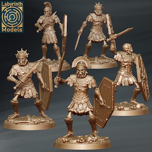 Aquila Empire: the Inferi Legionaries - Set of 5 Multipart Miniatures ...