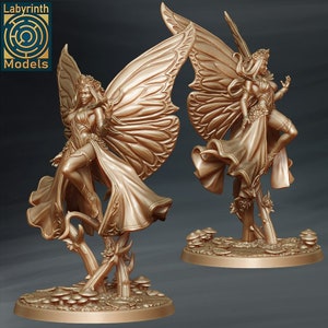 Faery/fairy Queen Miniature - Tabletop D&D Fantasy RPG - Labyrinth ...