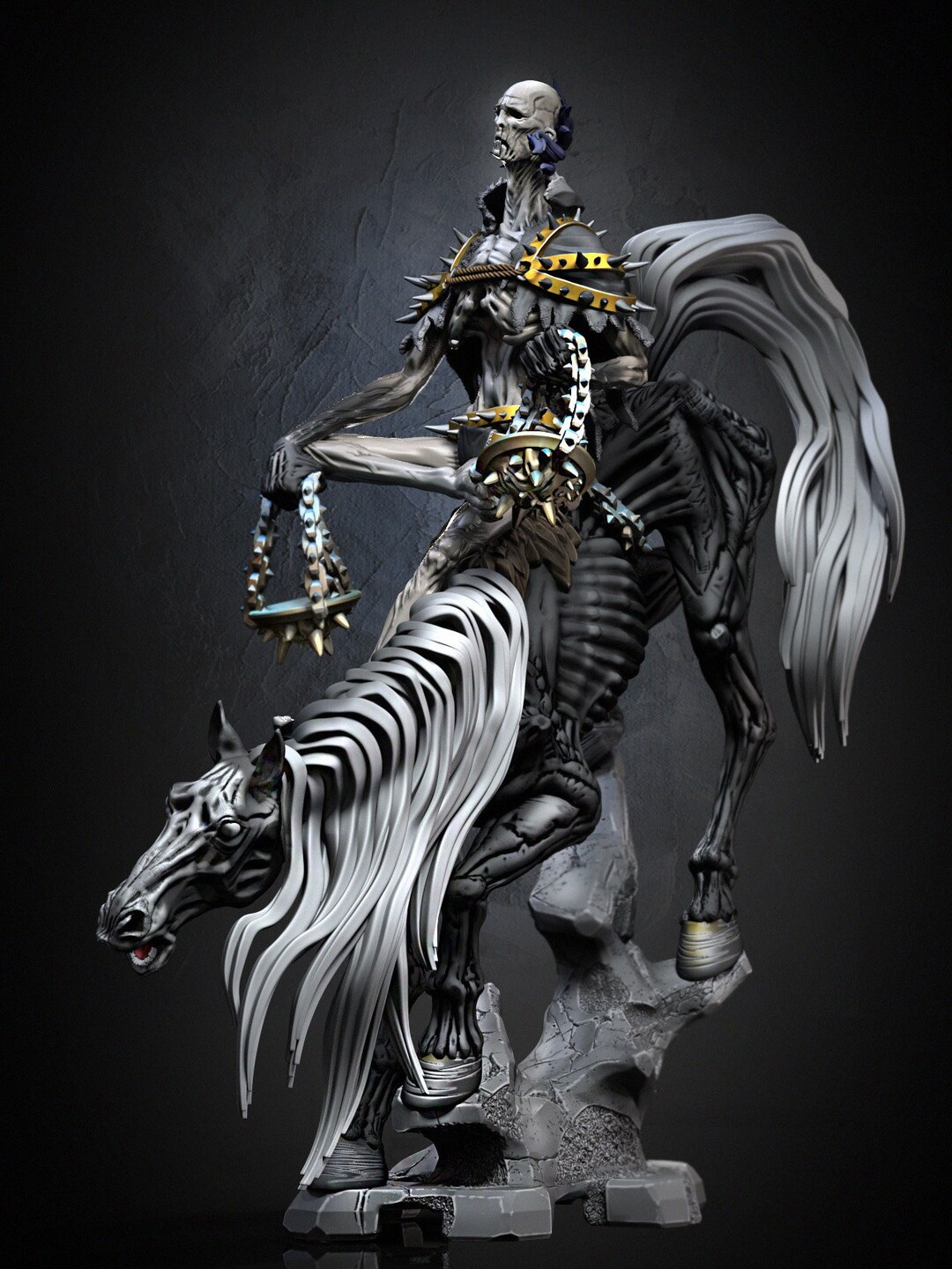 Famine - Four Horsemen of the Apocalypse Range - Dragun Studios - Large ...