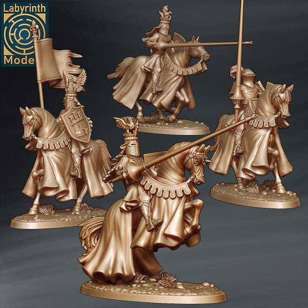 28mm Knights in Armor - Etsy UK