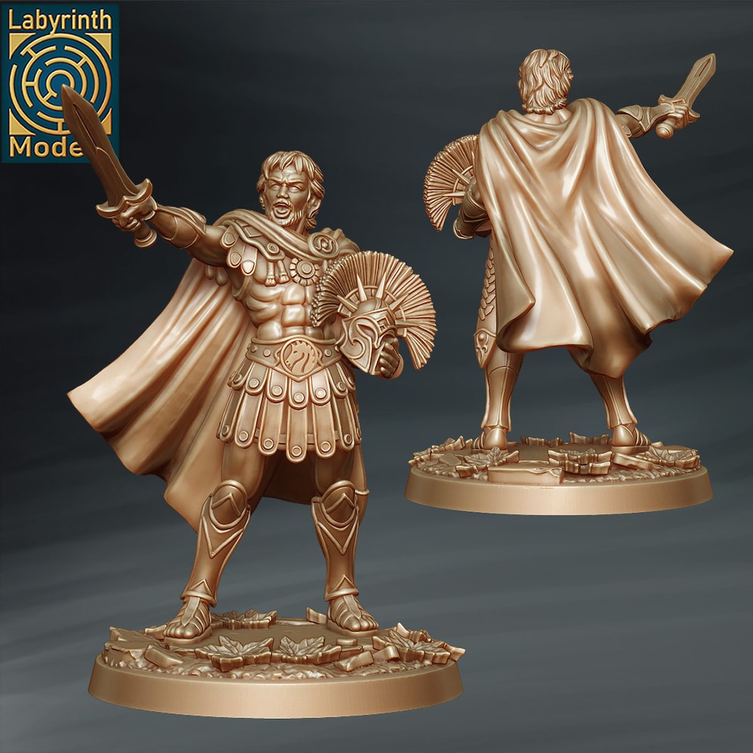 Olympians, Odysseus Miniature - D&D Fantasy RPG - Labyrinth Models ...