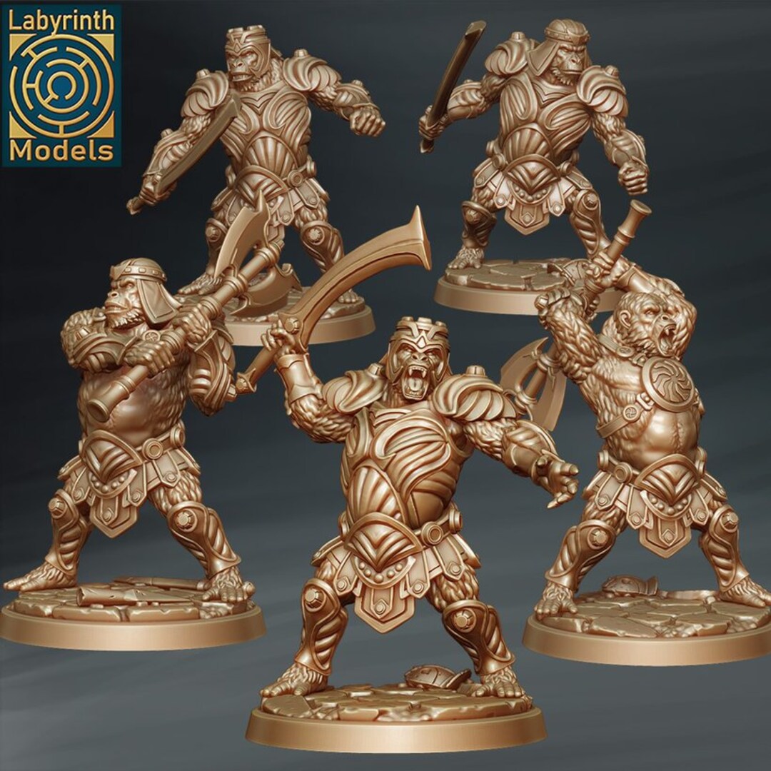 Conquerors Unit - Individual/set of 5 Miniatures - D&D Fantasy RPG ...