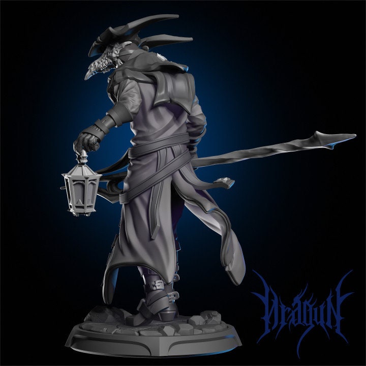 The Watcher (skull Mask) - 3D Printed Miniature - Dragun Studios ...