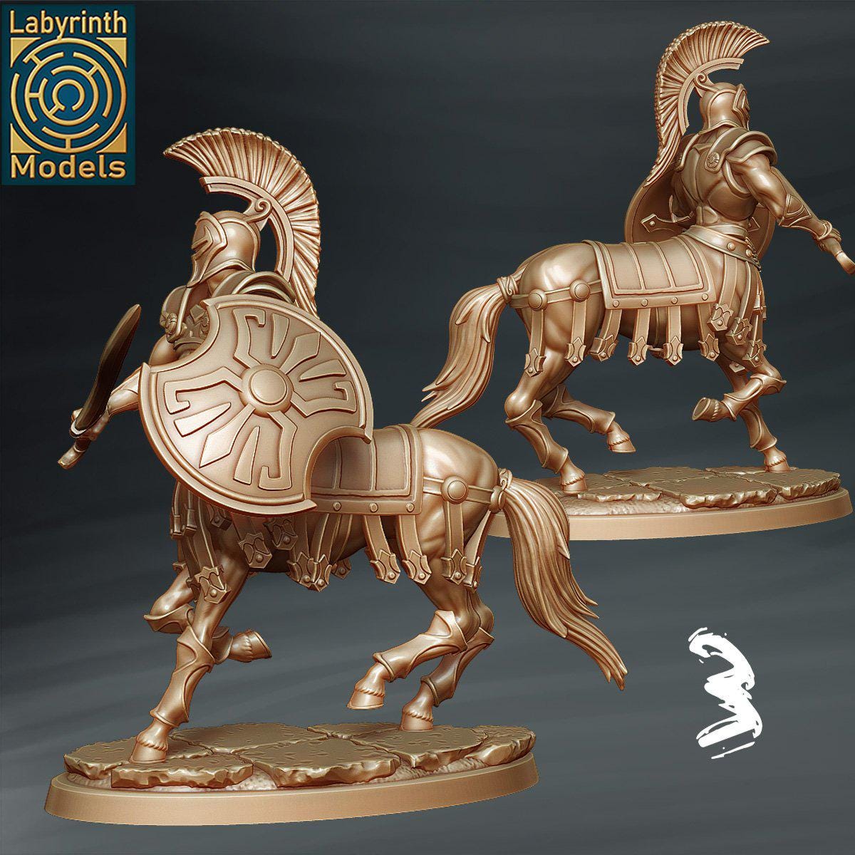 Olympians Armoured Centaurs - Individual/set of 3 Miniatures - D&D ...
