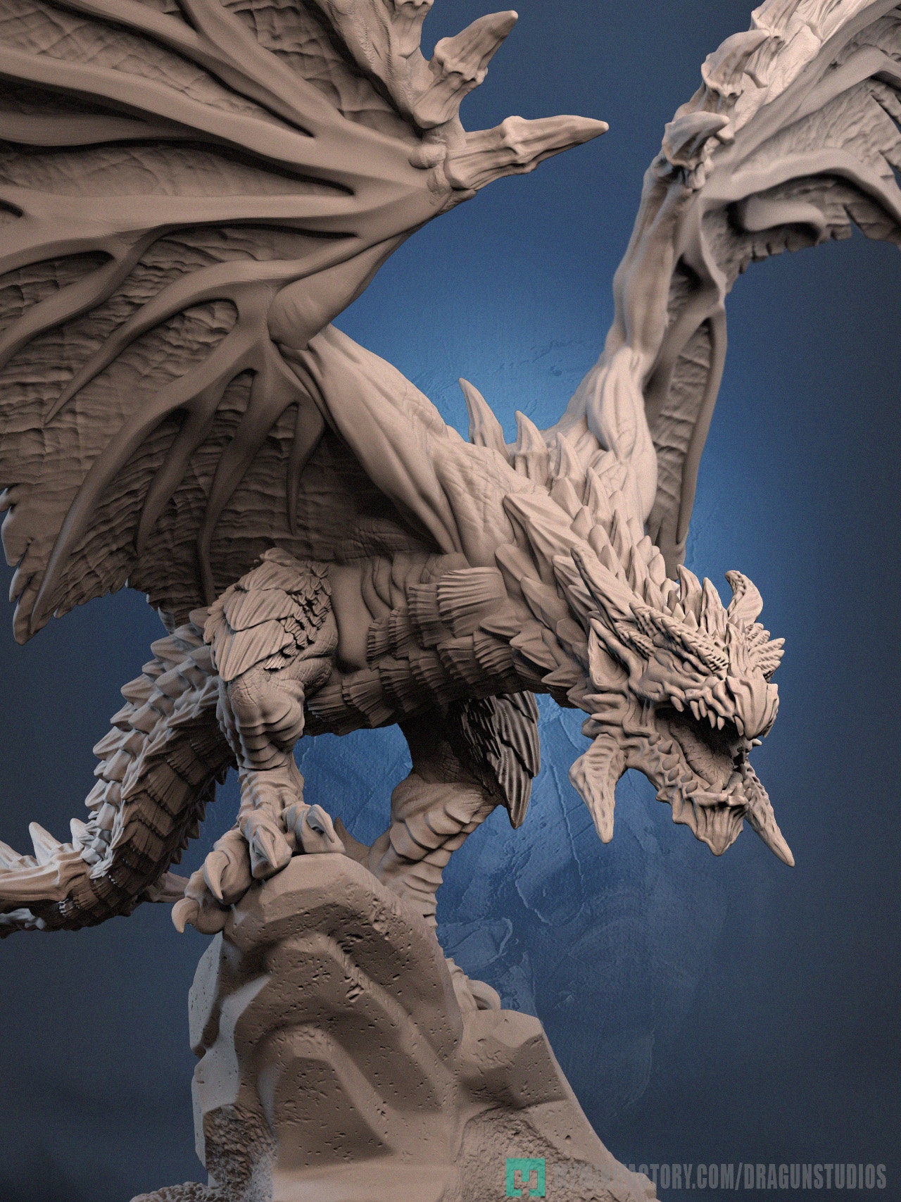 Rathalos Dark Drake - Monster Hunter Fan Art Dragun Studios - Large ...