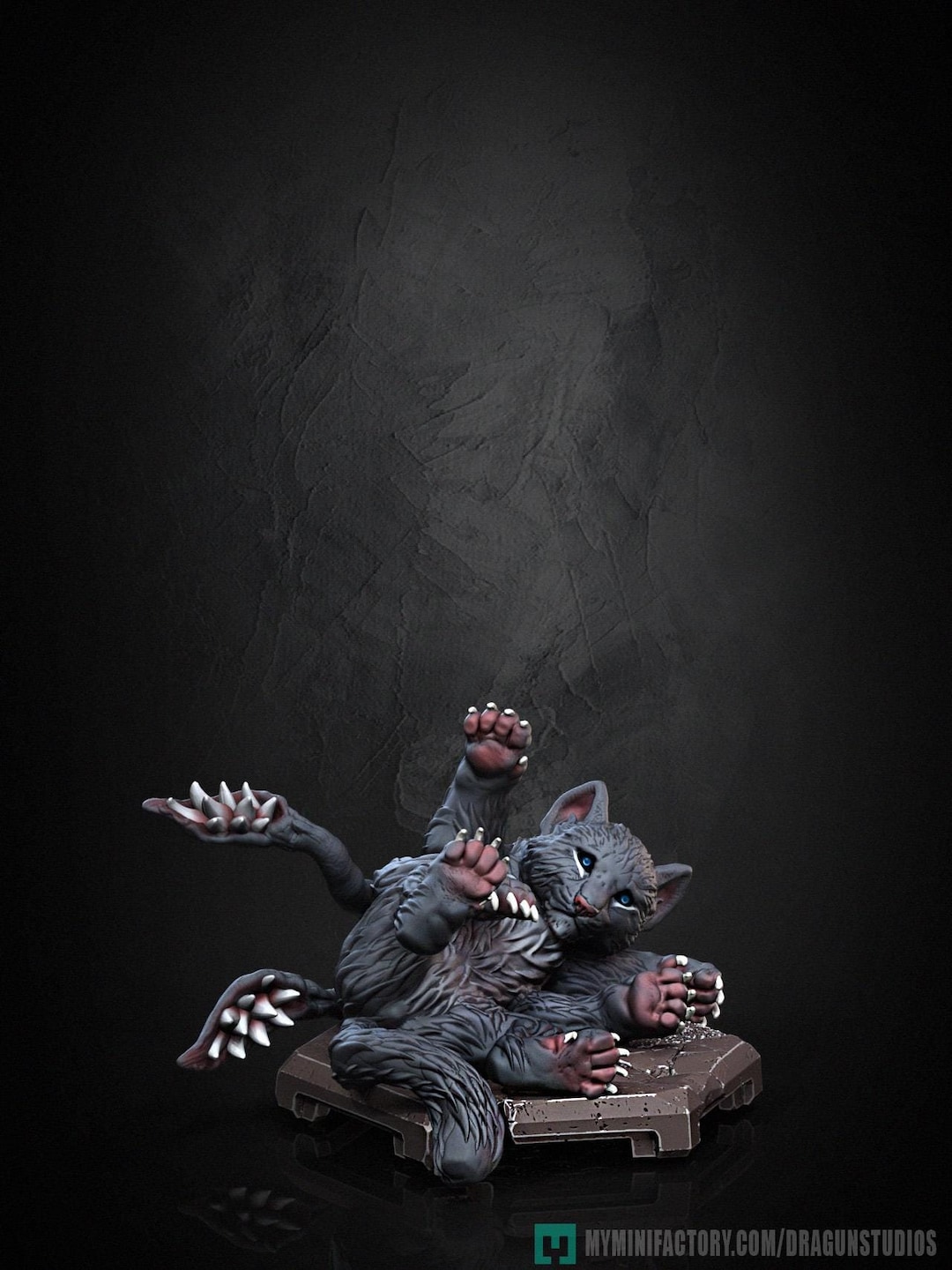 Displacer Beast Cub - Dungeons and Dragons Style Fan Art Dragun Studios ...