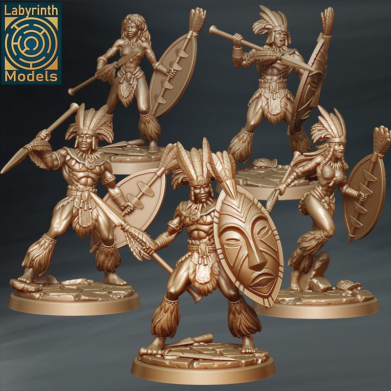 Tribal Miniatures - Etsy