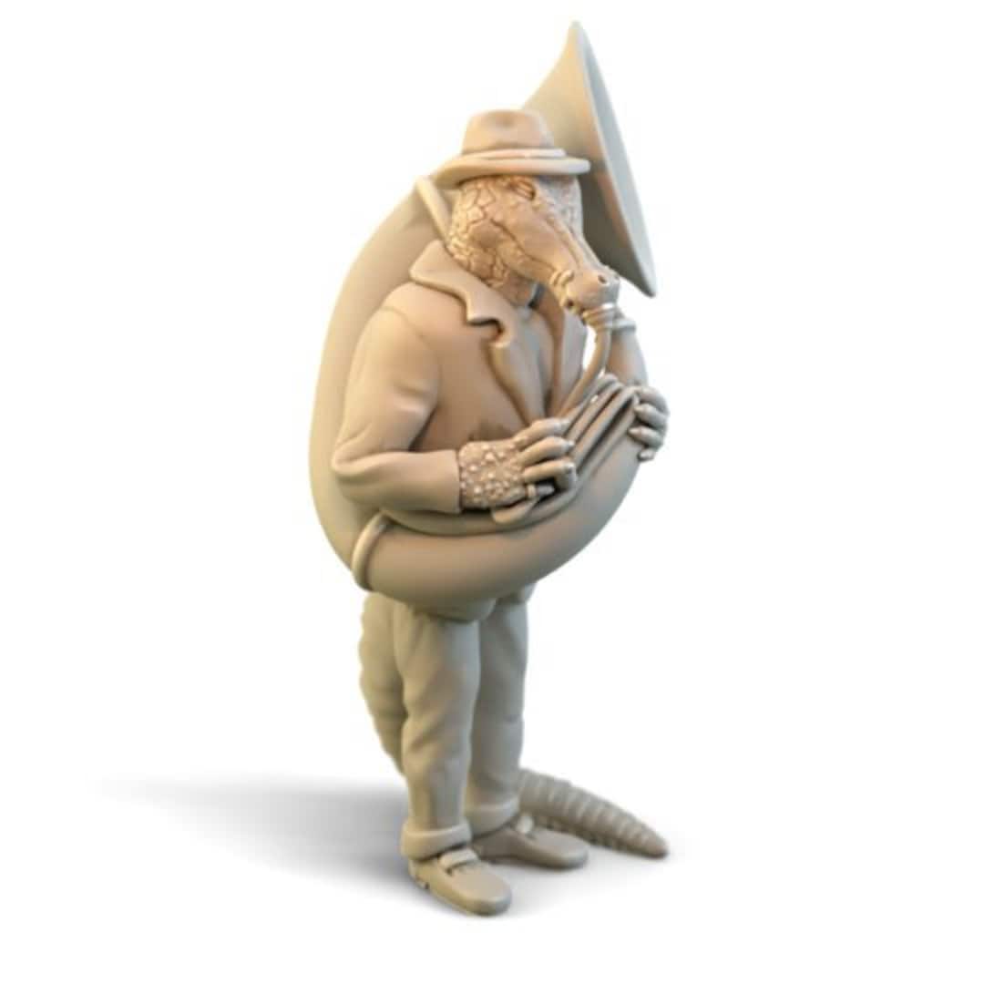 Mr. Sippy River – Goodmire – Alligator Horn Player Miniature - Tabletop ...