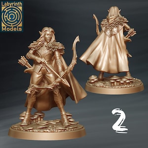 Forest Elves, Wood Elf Rangers Unit - Individual/set of 5 Miniatures ...