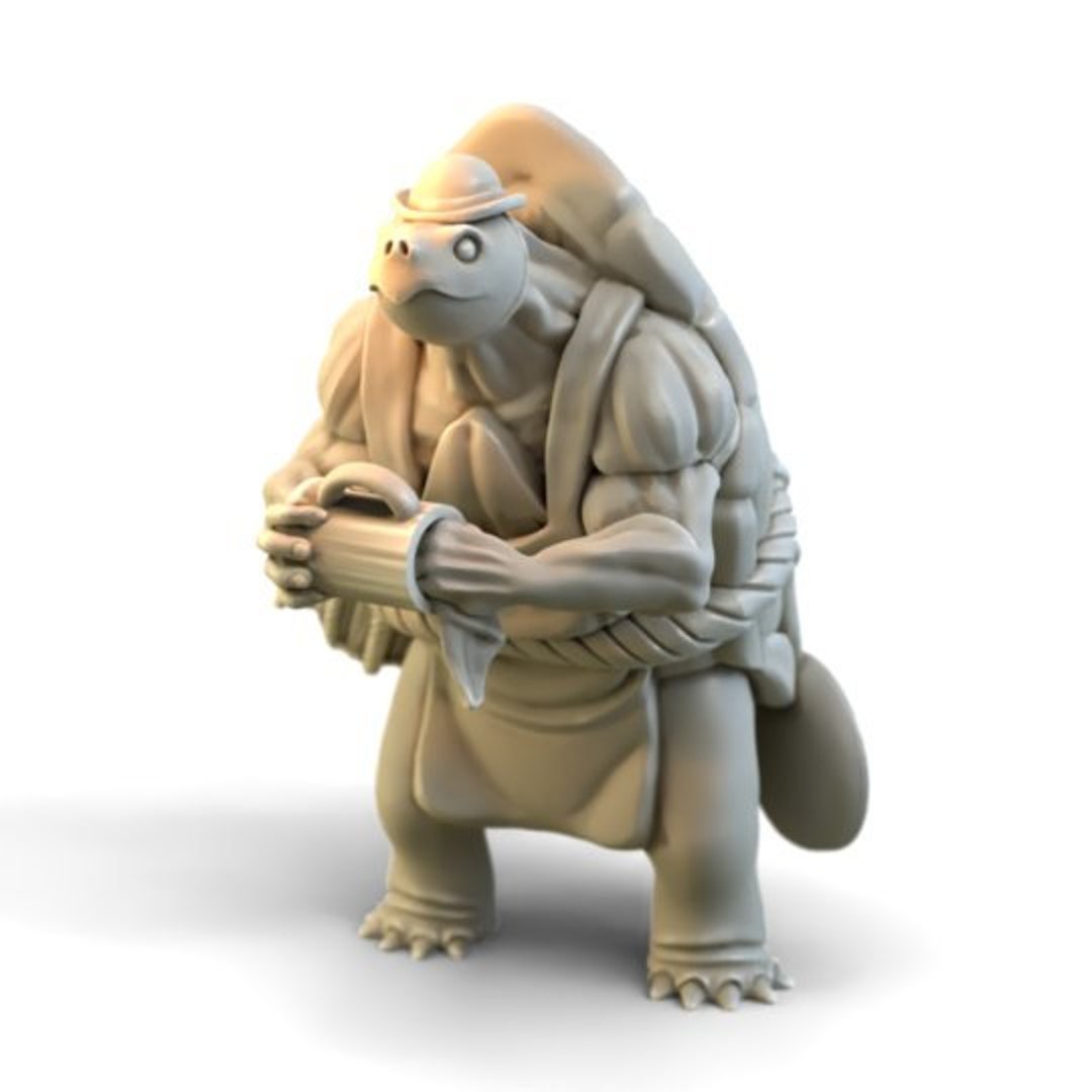 Brewster Shellman – Goodmire – Turtle Barkeep Miniature - Tabletop D&D ...