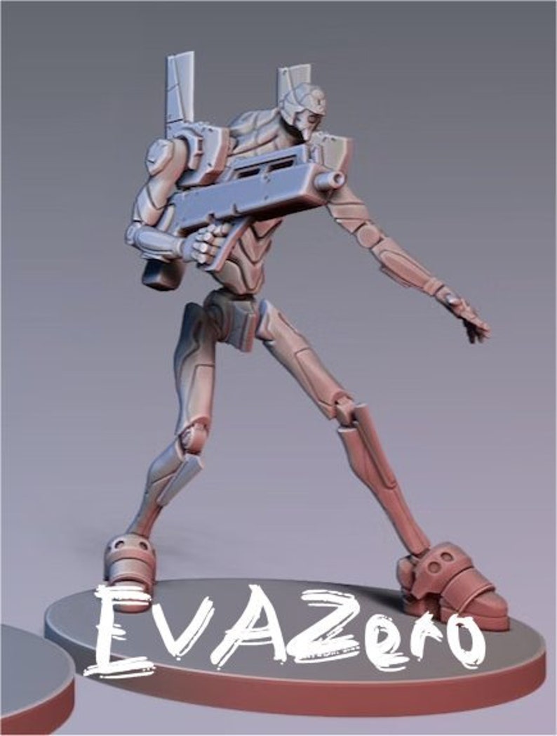 EVA Spin off 3D Printed Multipart Mecha Miniatures BL3D - Etsy
