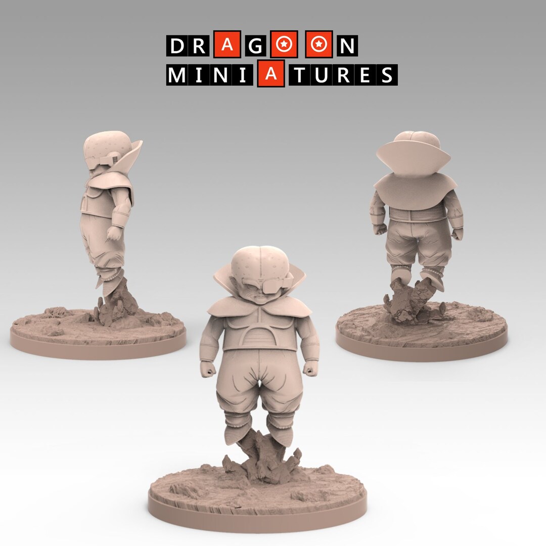 Raisin Alien 3D Printed Miniature Dragoon Miniatures - Etsy