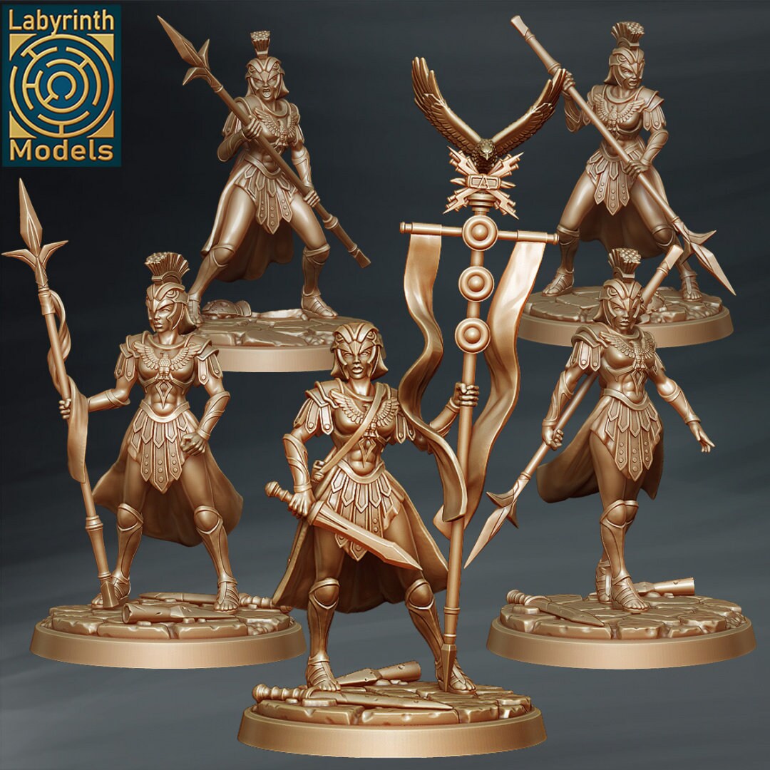 Aquila Empire: Imperatrix Guard - Individual/set of 5 Miniatures - D&D ...