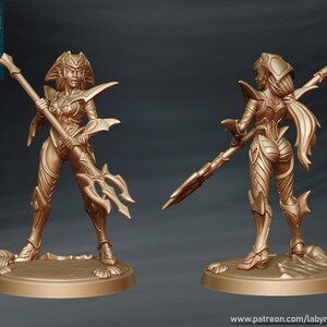 Sea Elves Sirens Unit (5 Miniatures) D&D Fantasy RPG - Labyrinth Models - Idoneth Deepkin - Etsy