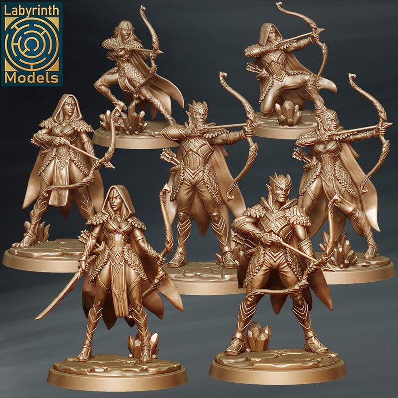Elf Archers Unit - Etsy UK