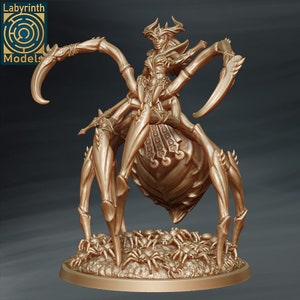 Dark Elves, Drow Venom Mistress Spider Form - Individual Miniature - D ...