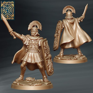 Aquila Empire: Officers - Individual/set of 3 Miniatures - D&D Fantasy ...
