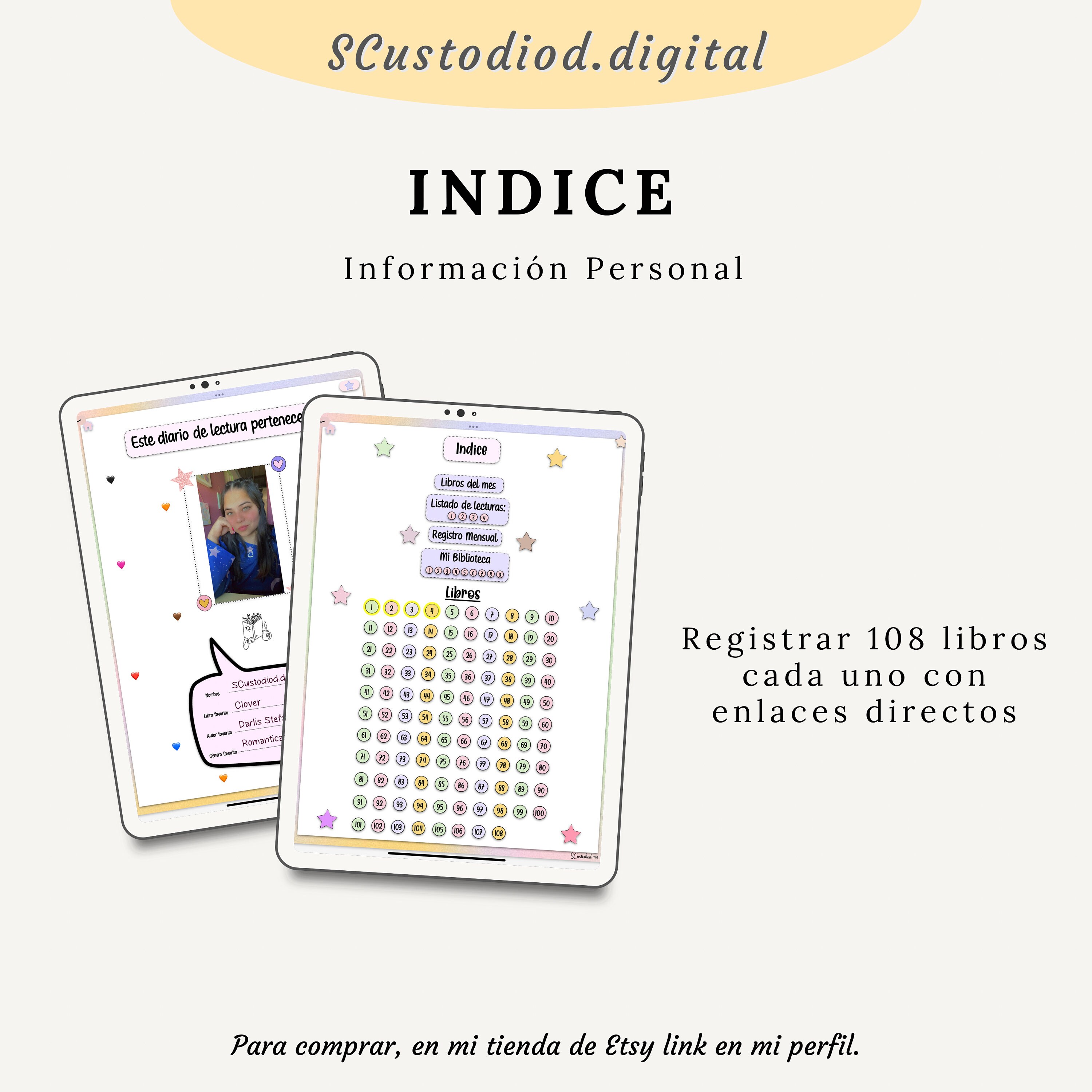 Digital Reading Notebook in Spanish - Etsy