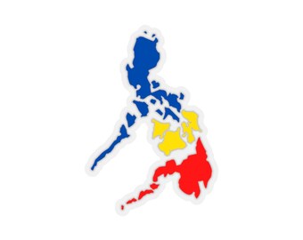 The Philippines Map Transparent Outdoor Stickers, Die-cut, 1pcs - Etsy