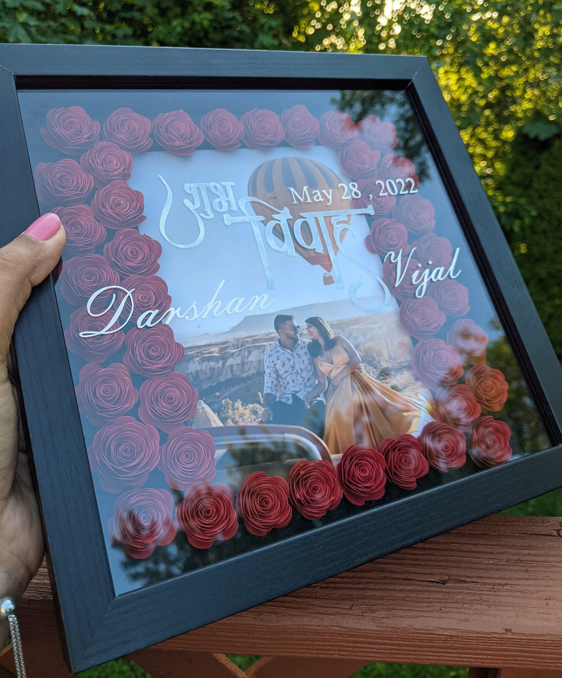 Indian Wedding Shadow Box ( Subh Vivah Box) - Etsy